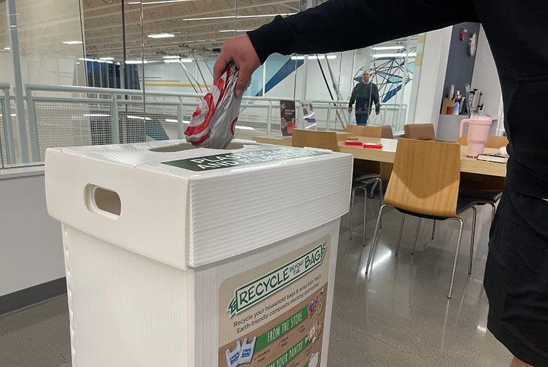 Here's how your recycled plastic can help make a bench in Merriam