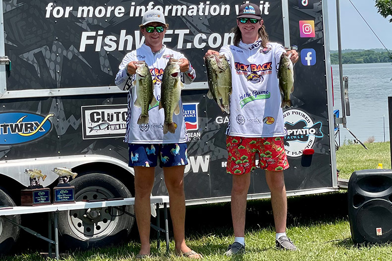 Two JoCo students are the 2023 Kansas Bass Nation champions