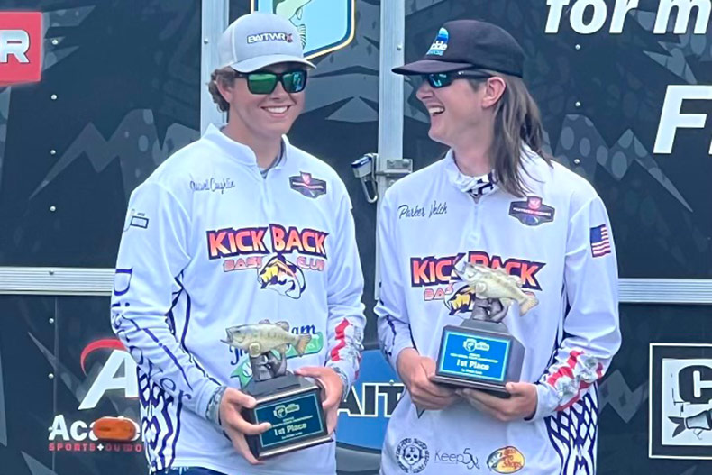 Two JoCo students are the 2023 Kansas Bass Nation champions
