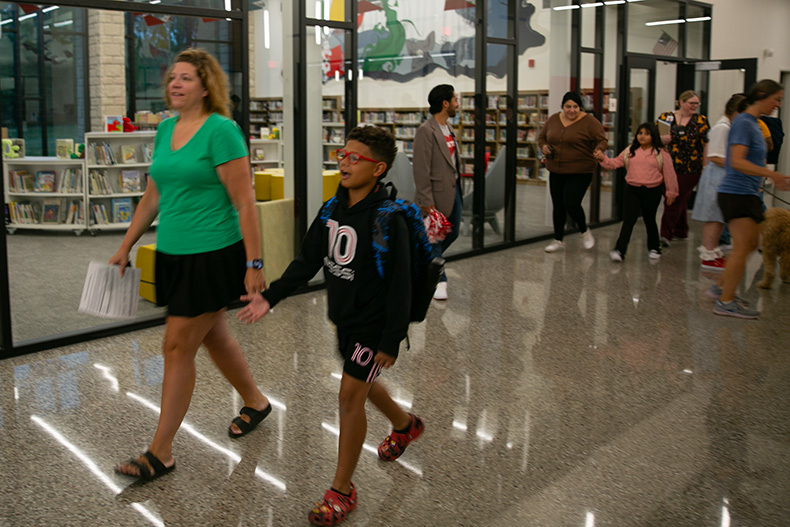 Behind the scenes of Rushton's first day of school 2024