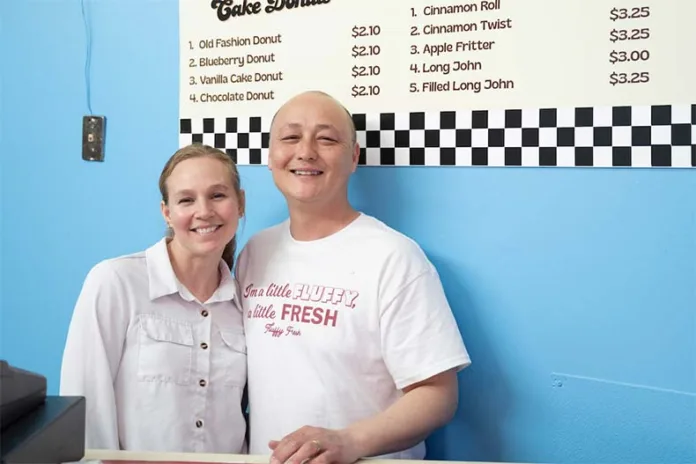 Doughnut shop Fluffy Fresh reopens with new owners in Mission