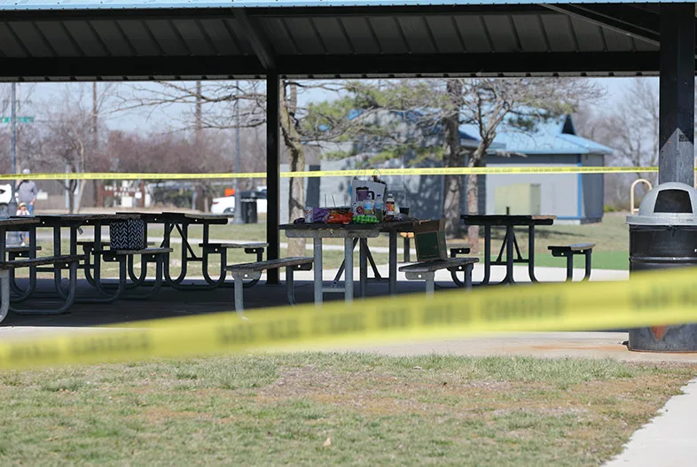 Woman hospitalized after stabbing at Olathe city park