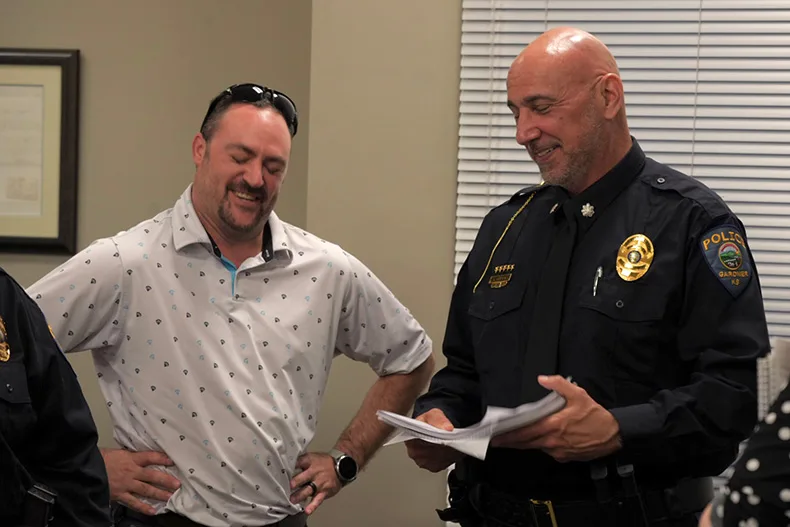 After 28 years in law enforcement, Gardner's top cop retires