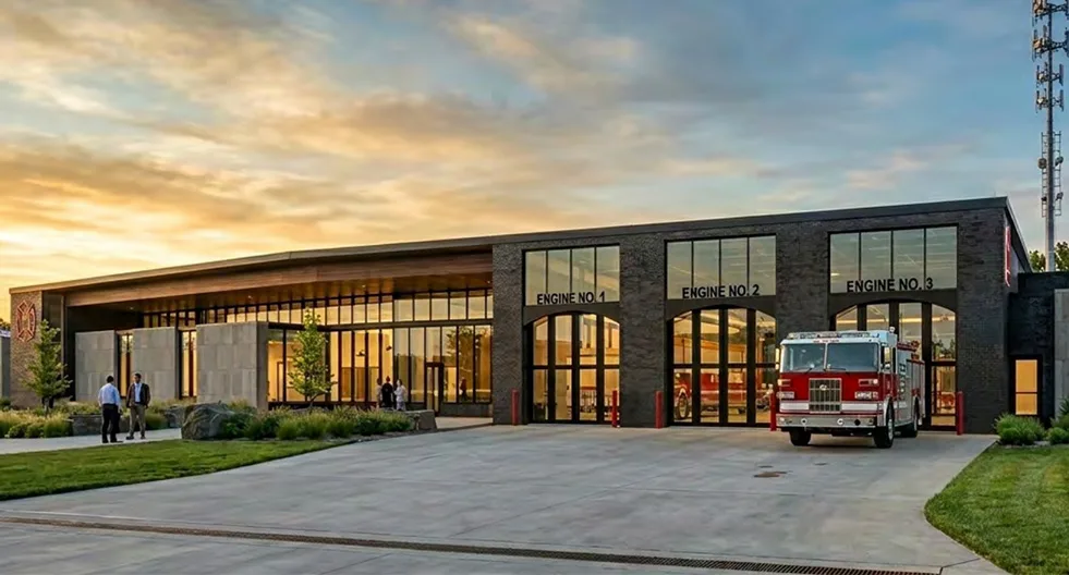 Lenexa reveals designs for Fire Station 6 on old City Hall site