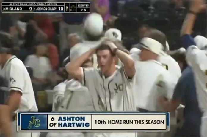 JCCC baseball team advances to JUCO title game with walkoff win