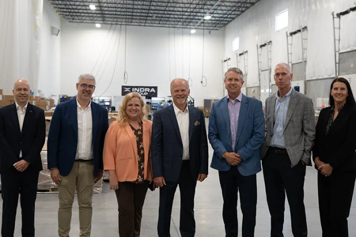 Sen. Marshall visits Olathe facility modernizing air traffic control